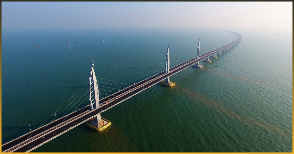 The World's Longest Sea-Crossing Bridge Built Up By China Is Finally Open