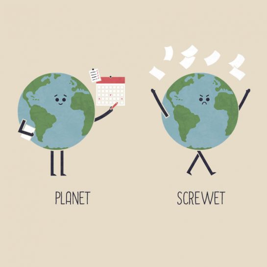 Funny Artist Draws A Sequence Of Foolish Puns And Their Opposites