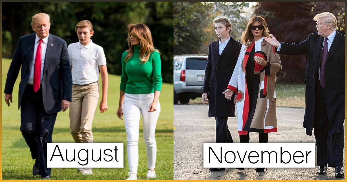 The Youngest Son Of Donald Trump, Barron Seen For The First Time In ...