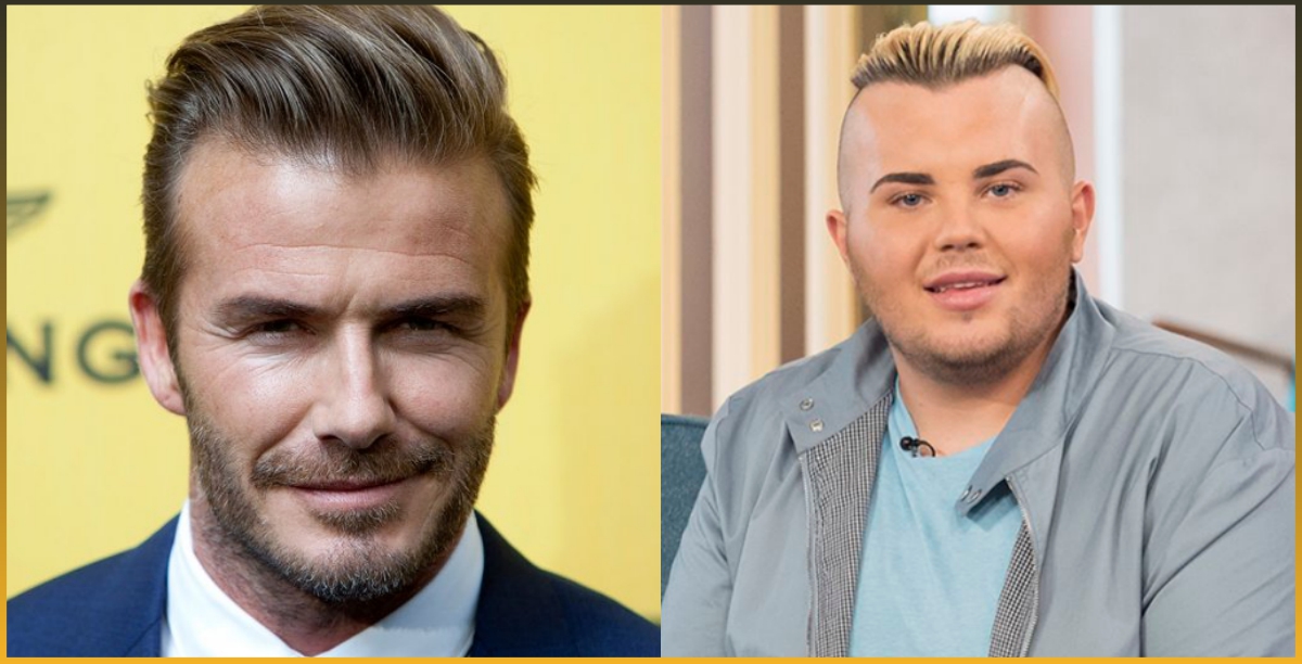 A 22-Year-Old Guy Spent $45k to Look Alike David Beckham And Is Broke Now