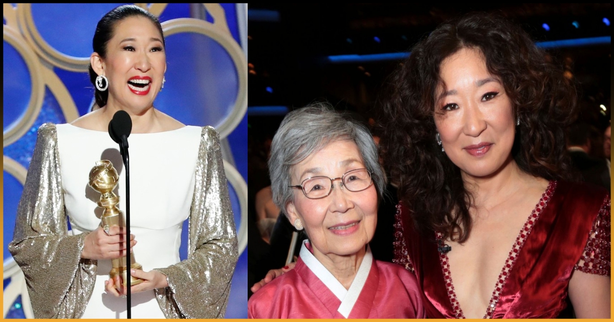 Sandra Oh Thanks Her Parents In Korean During Golden Globes 2018