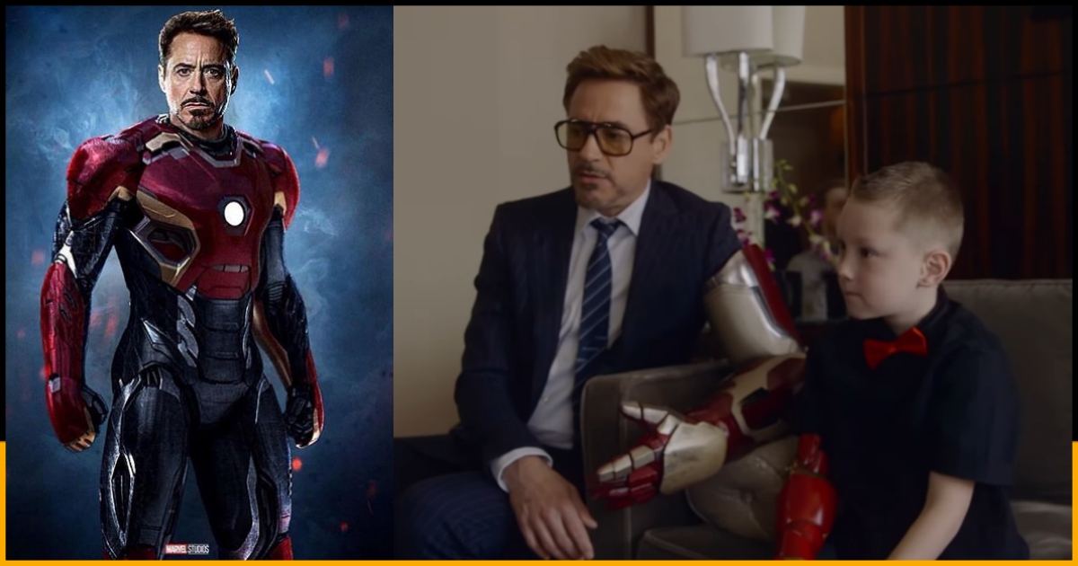 Boy With Deformed Right Hand Receives Iron Man's Bionic Hand From Iron ...