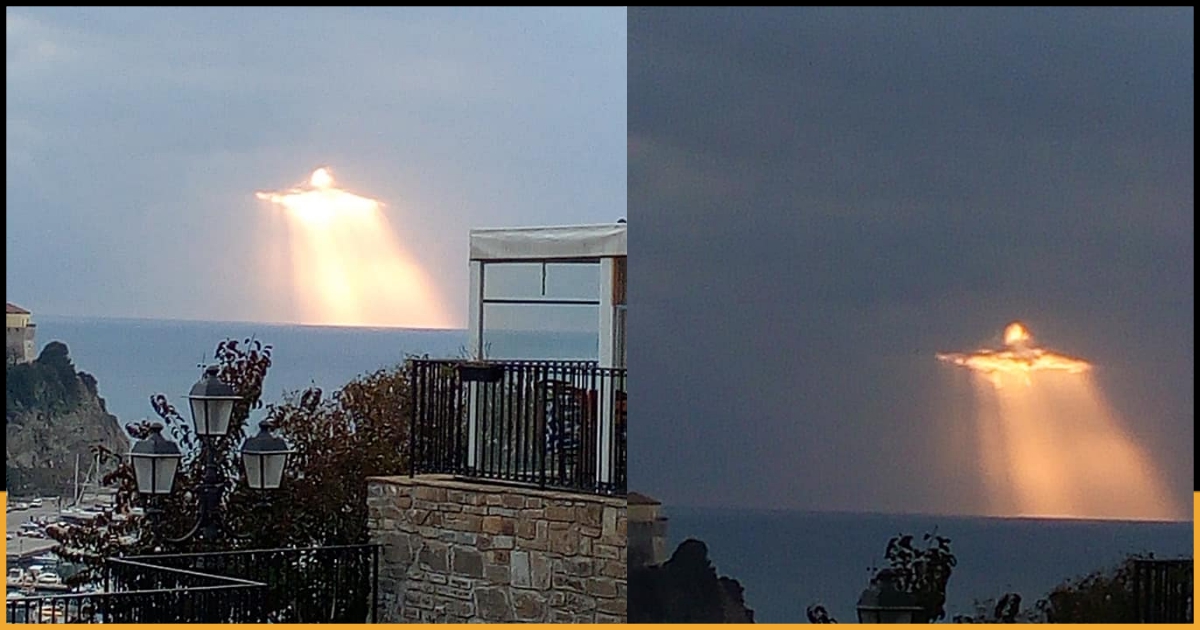 Man Captures Image Of Jesus In The Sky Bursting Through Sunlight In Italy