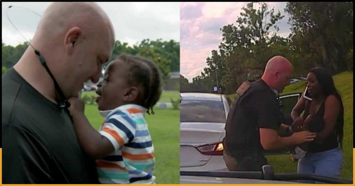 Cop Who Saved A Baby's Life A Year Ago Is Now His Godfather
