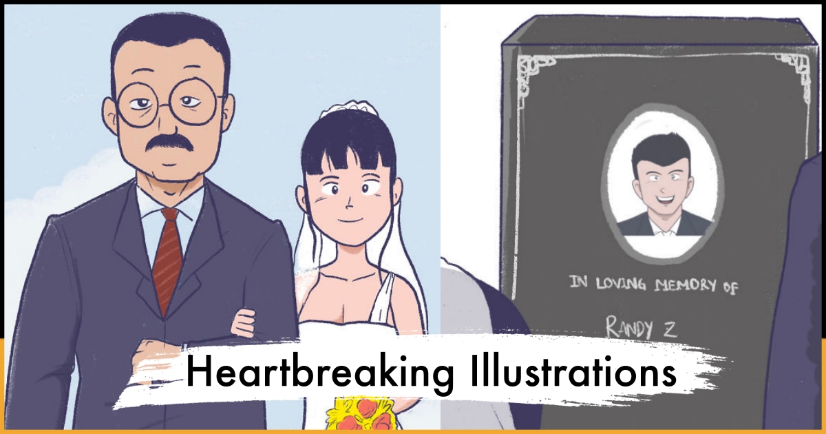 Illustrations Based On A Tragic Story Of A Girl Who Lost Her Fiance In ...