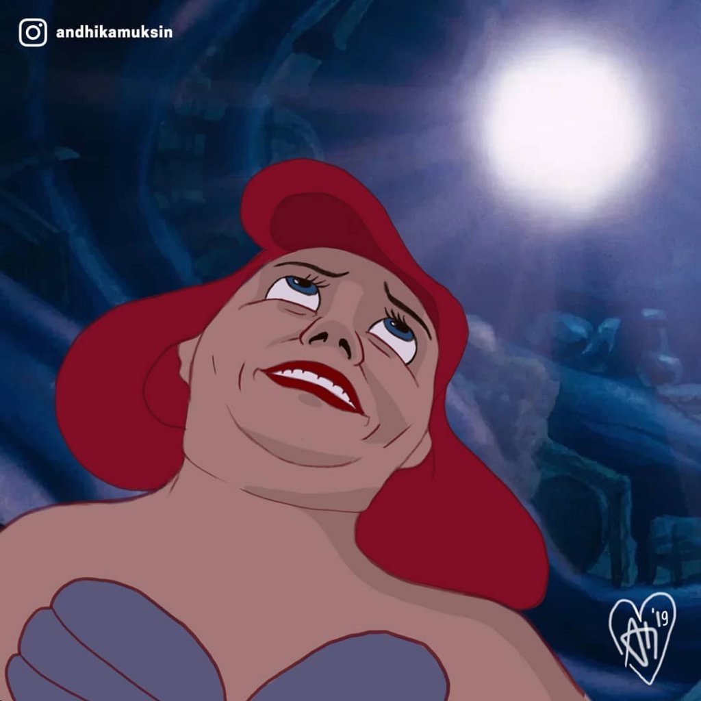 Artist Shows Disney Princesses In A Realistic Way And It's Hilarious