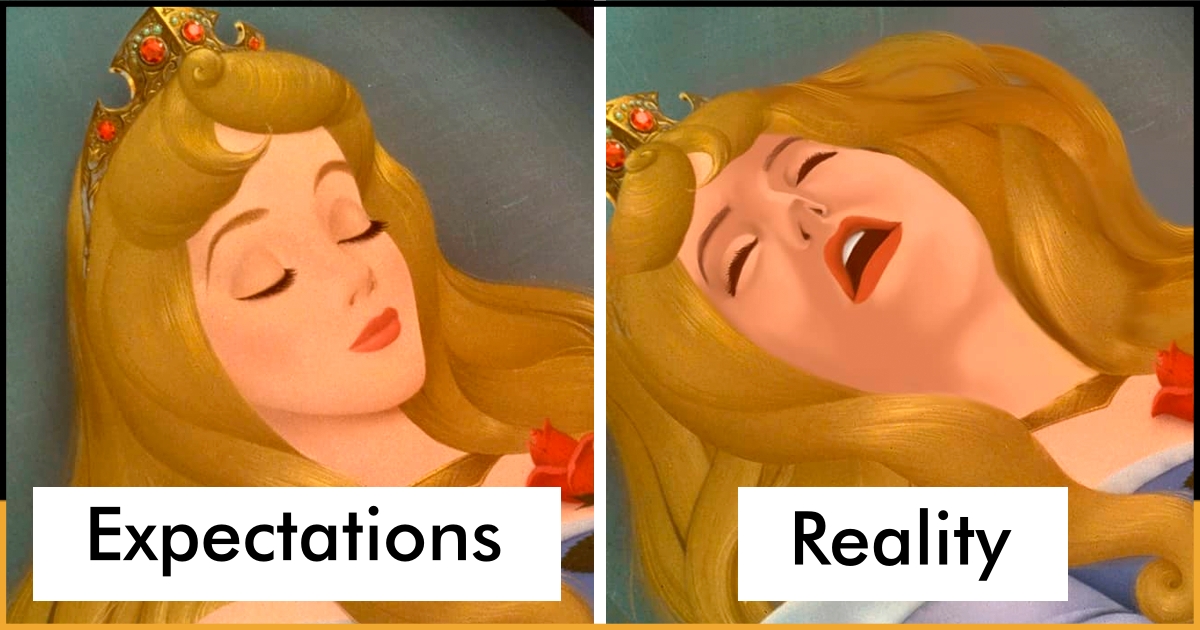 Artist Shows Disney Princesses In A Realistic Way And It's Hilarious