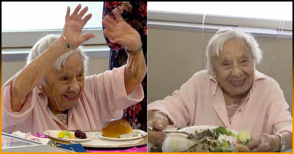 107-year-old woman says her secret to long life is never getting married